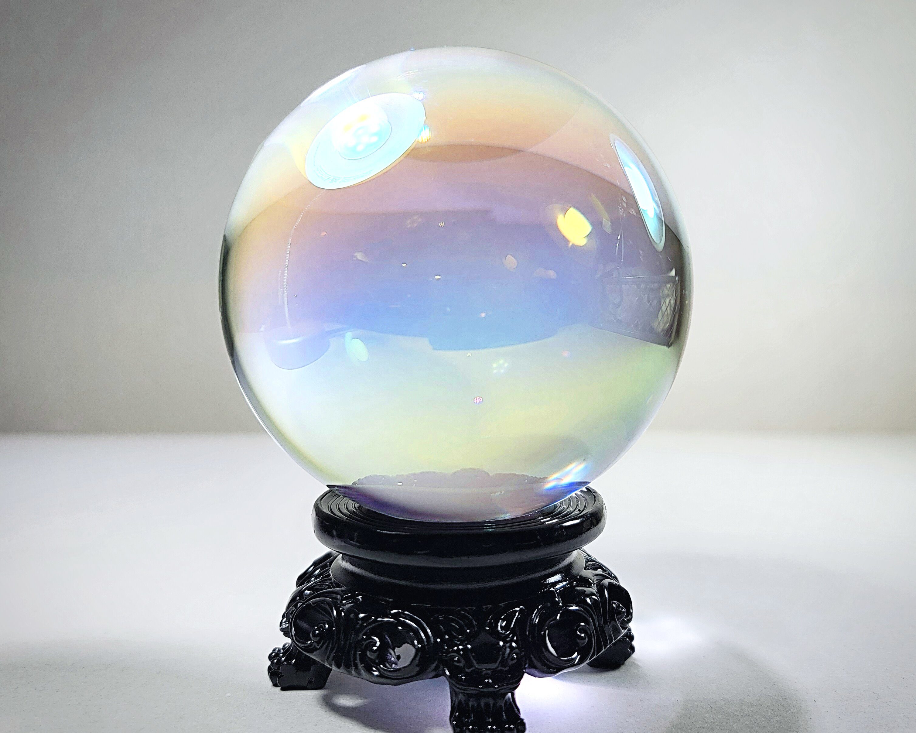 Aurora Crystal Ball 80mm Aurora Glass Ball Insects In Resin