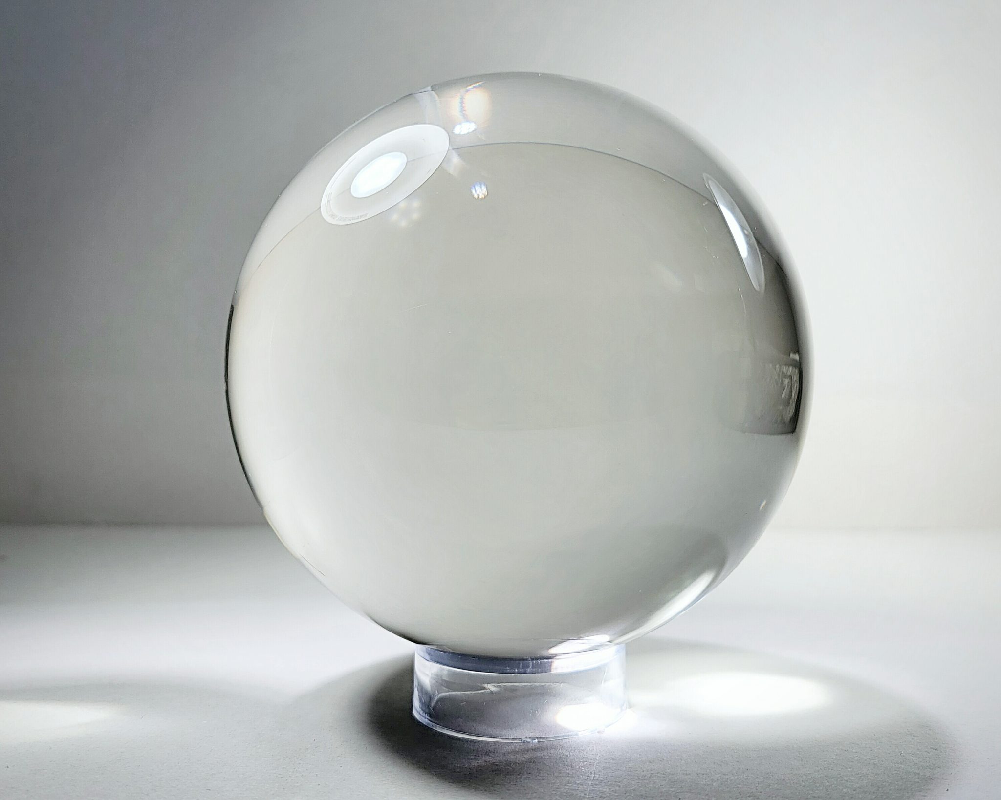 110mm, Large Clear Crystal Ball, Clear Glass Ball - Insects In Resin