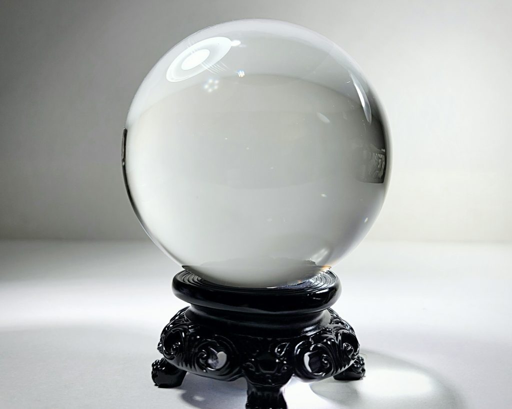 Crystal Balls - Clear, Black, Red. Wholesale Crystal Balls