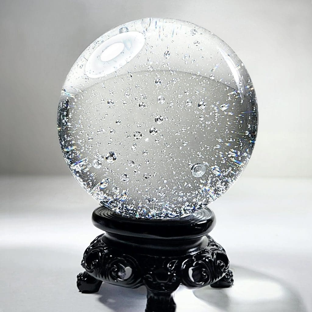 Crystal Balls -Clear Quartz, Black, Red. Wholesale Crystal Balls
