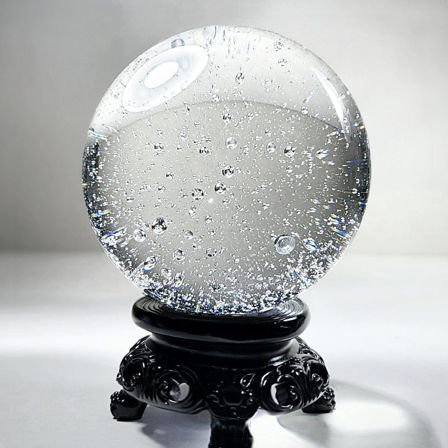 80mm Bubble Clear Crystal Ball Bubble Glass Ball 315 Inch Insects In Resin